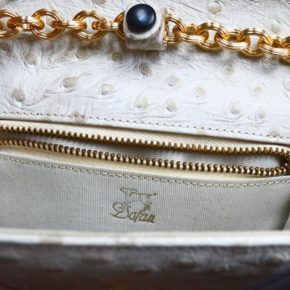 Dofan | Bags | 96s Dofan Ostrich Convertible Bag Clutch | Poshmark
